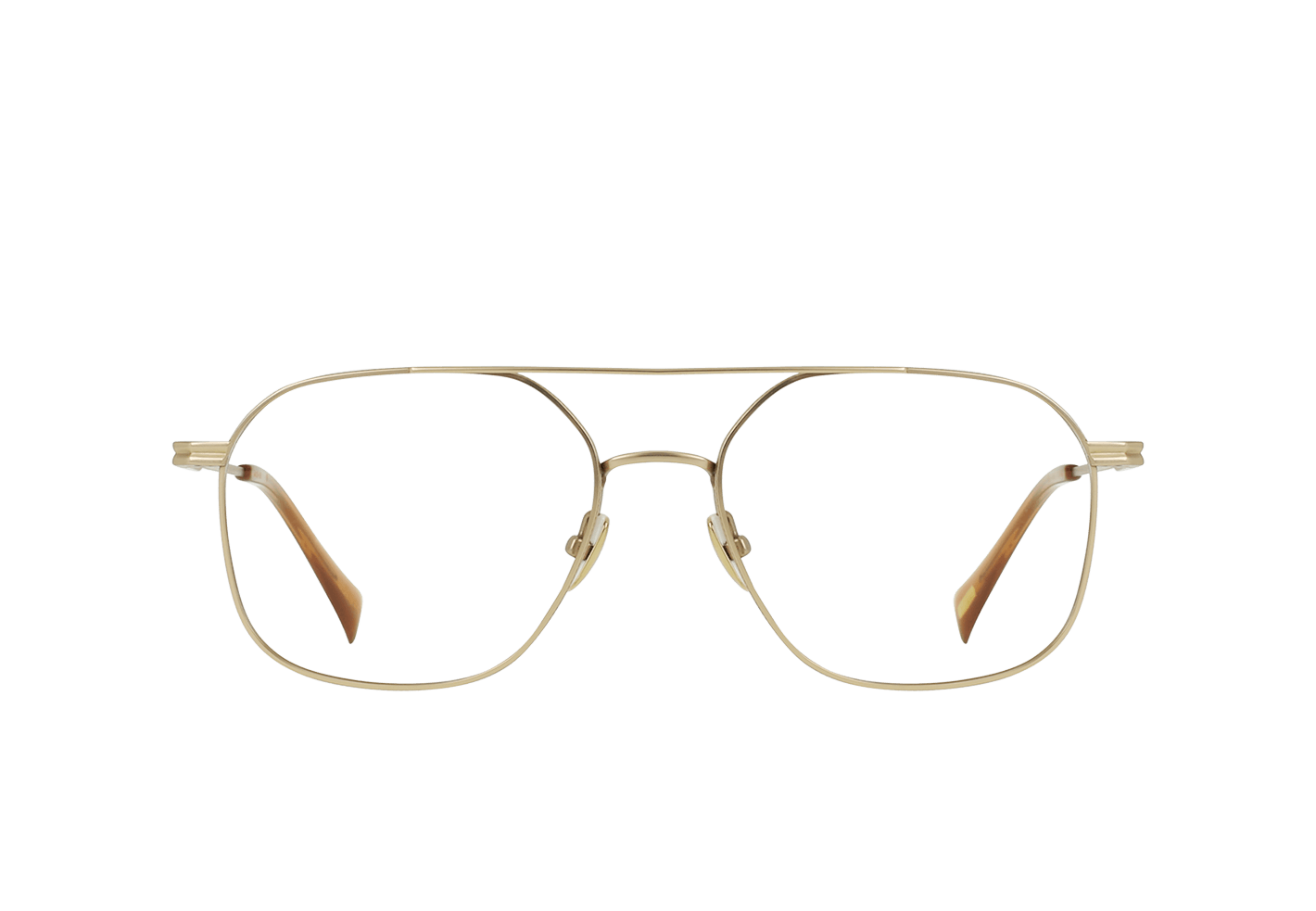 Spyre 54 Satin Japanese Gold / Clear Eyeglasses – RAEN